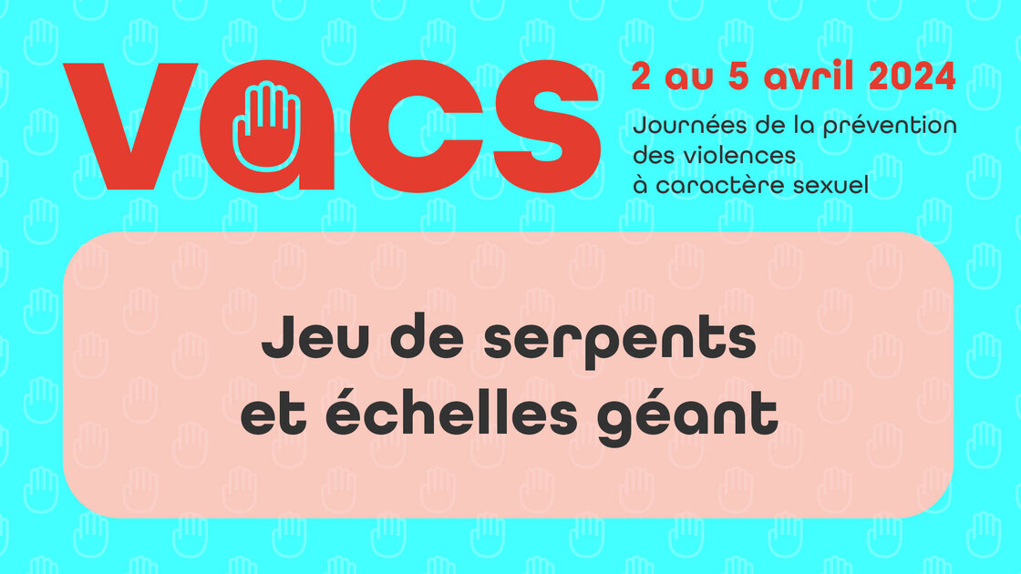 Jeu de serpents et échelles géant