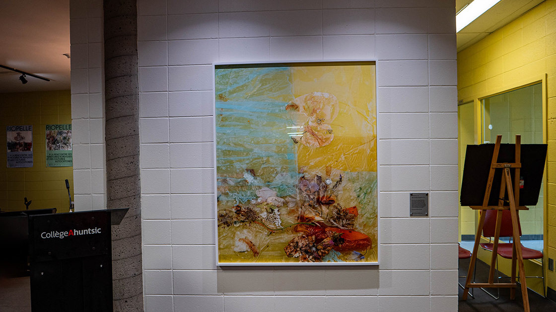 Inauguration de l'œuvre de Michelle Bui