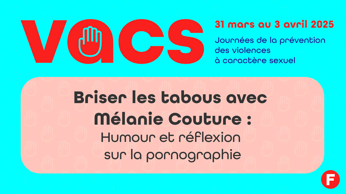 Briser les tabous avec Mélanie Couture : Humour et réflexion sur la ...