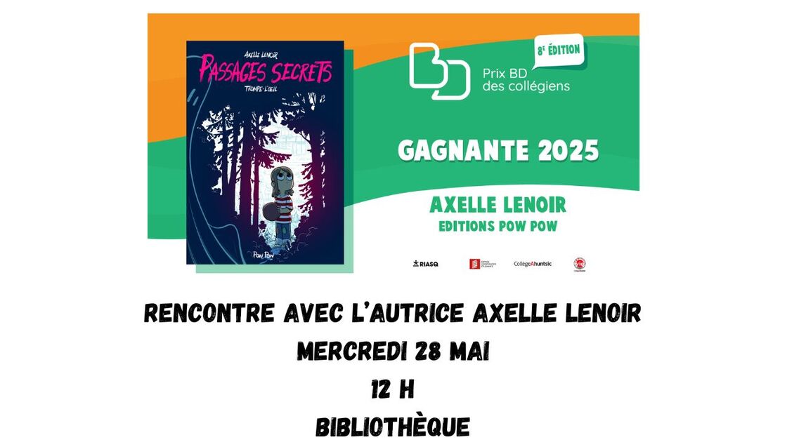 Rencontre avec la bédéiste Axelle Lenoir