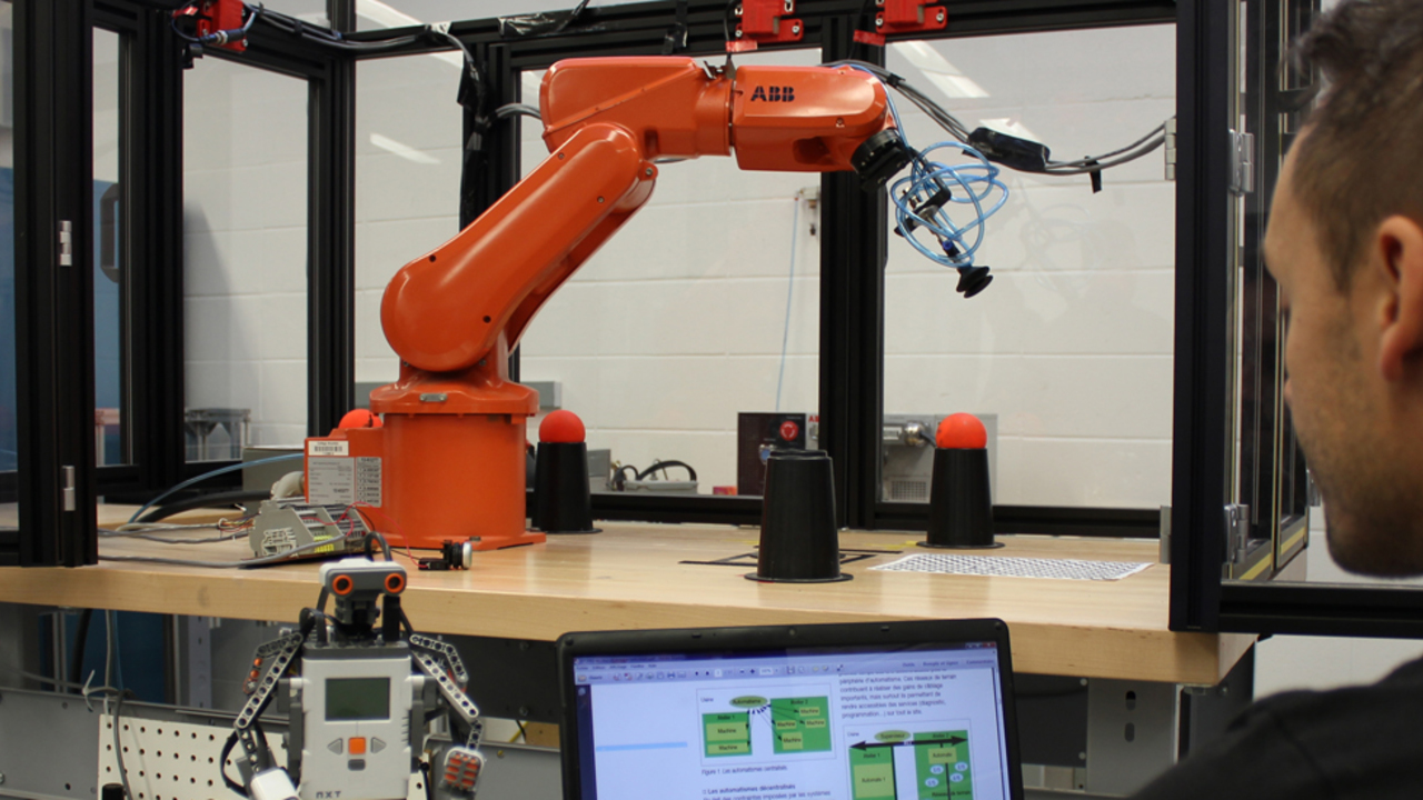 Les nouveaux laboratoires de robotique industrielle