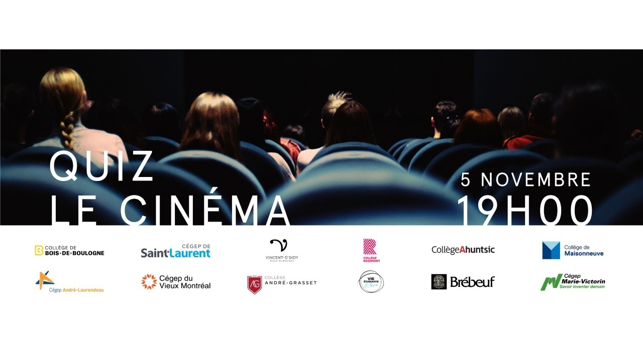 Soirée Quiz virtuel - Thématique : Cinéma