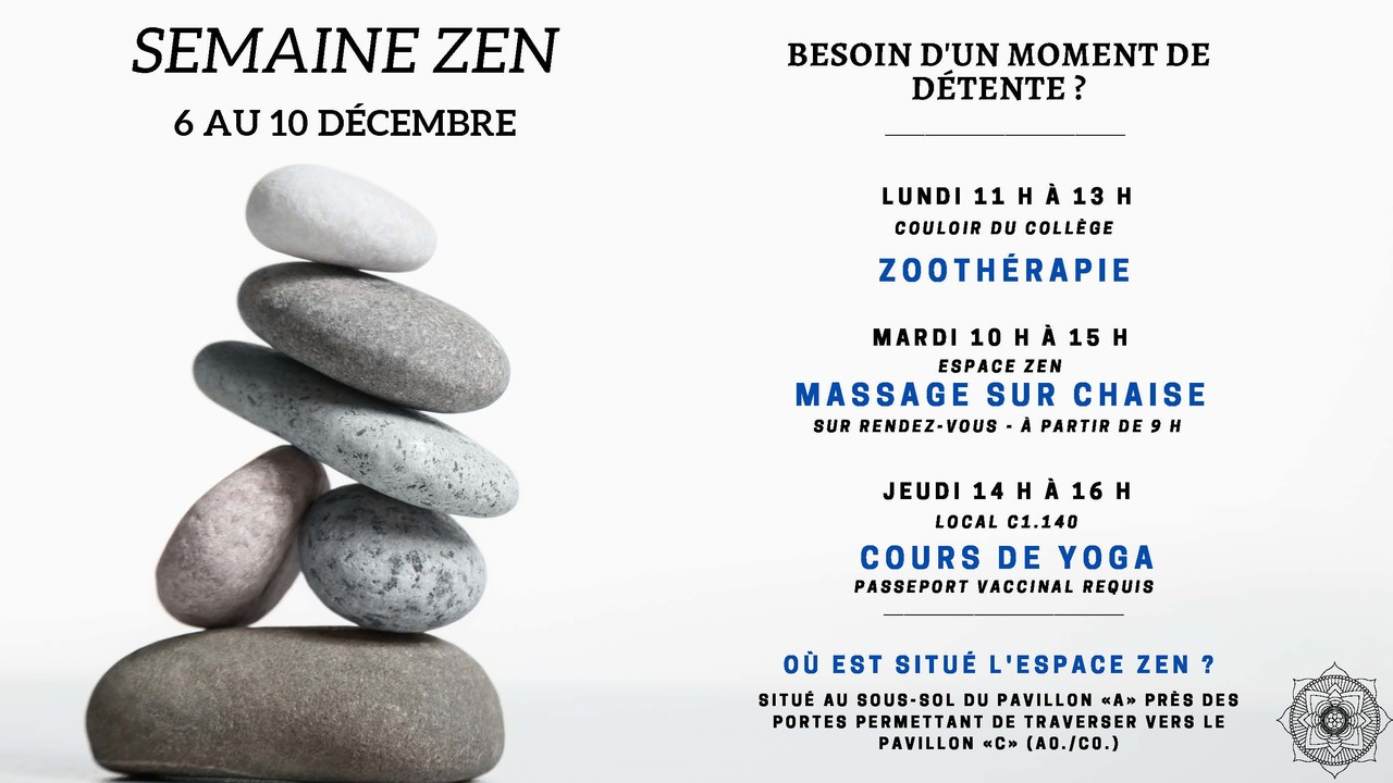La semaine zen
