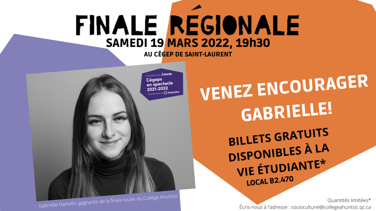 Finale régionale de Cégeps en spectacle