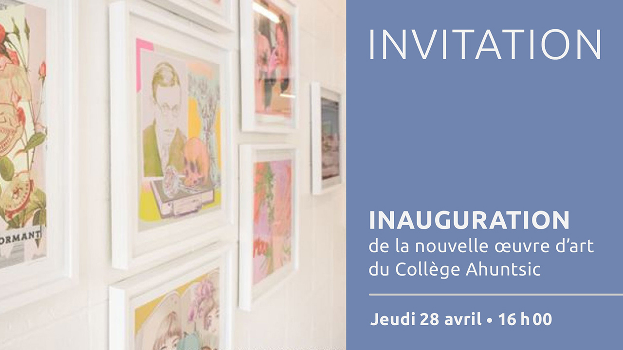 Inauguration de l'œuvre d'Isabelle Guimond