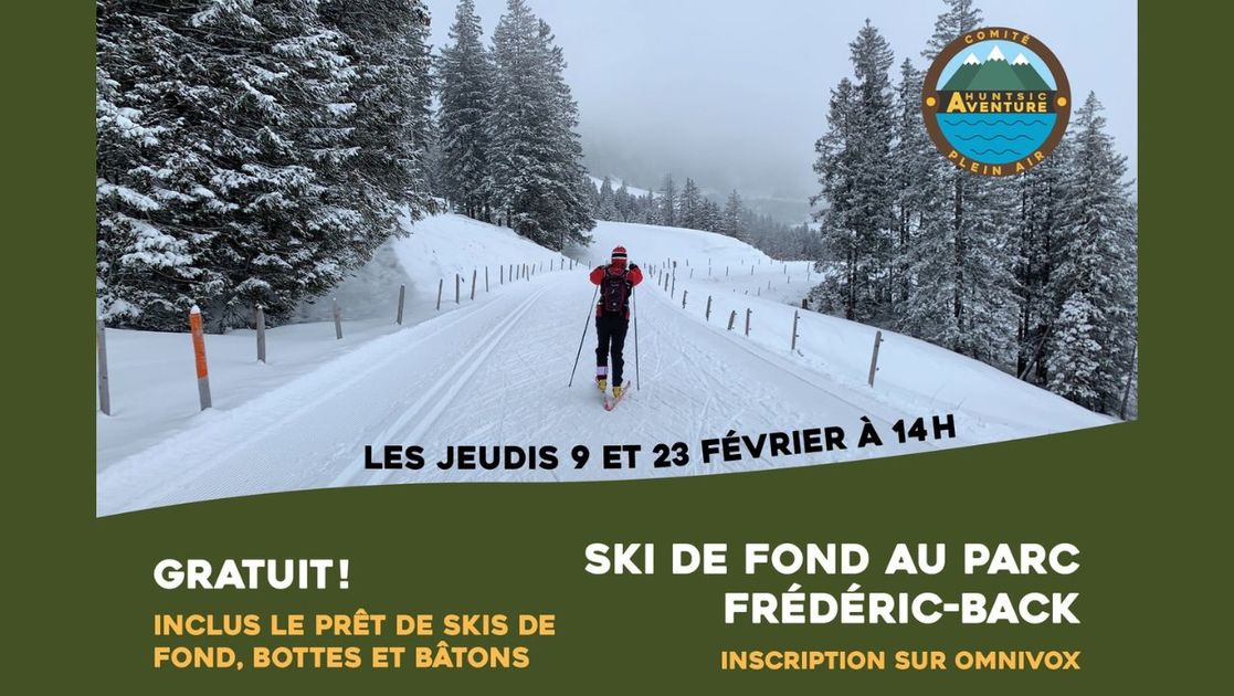 Ski de fond au parc Frédéric-Back