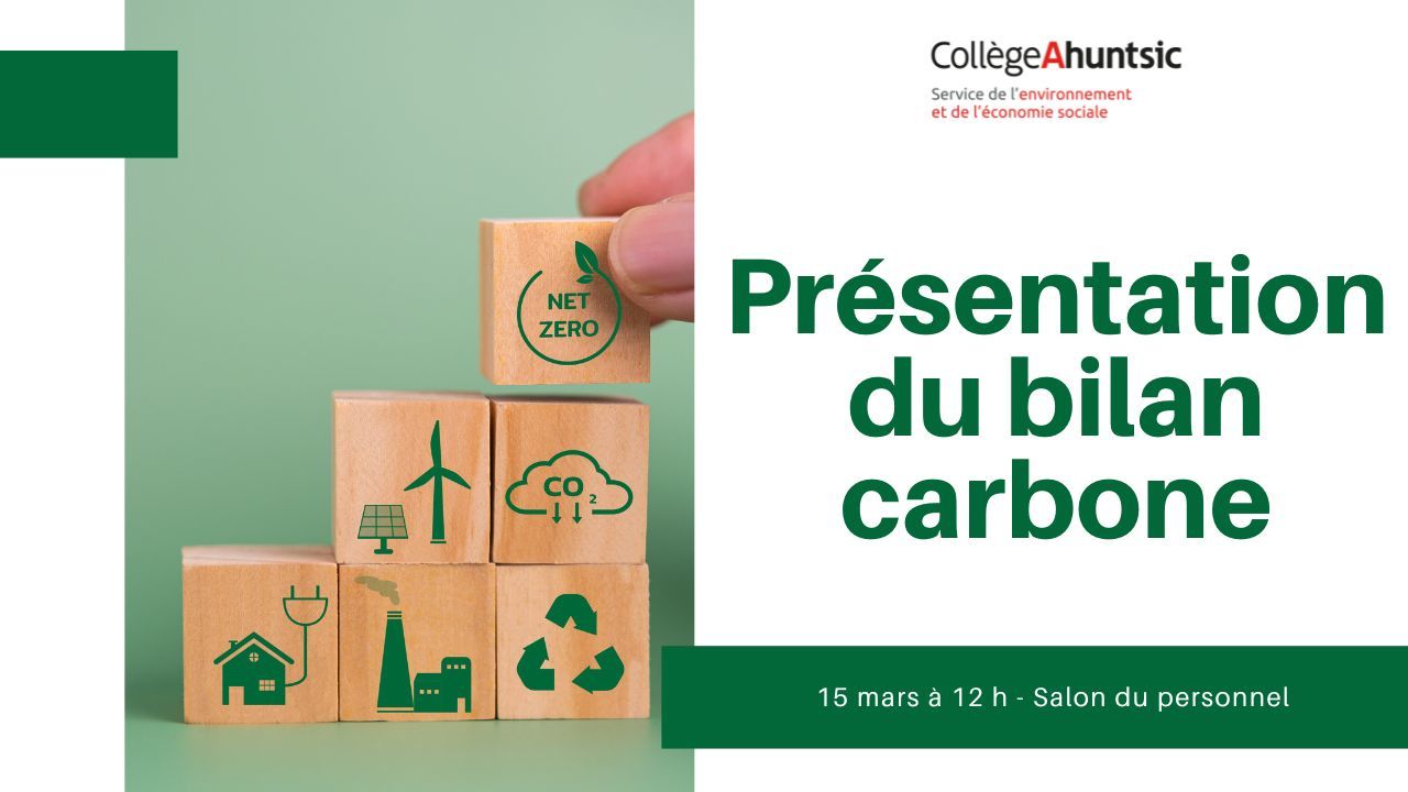 Présentation du premier bilan carbone du Collège